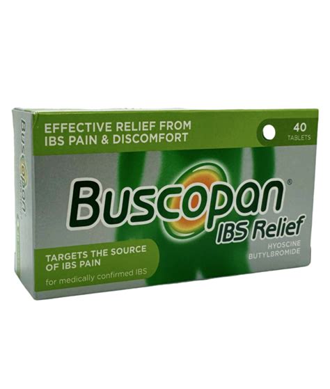 Buscopan Ibs Relief 40 Tablets Medicine Drop