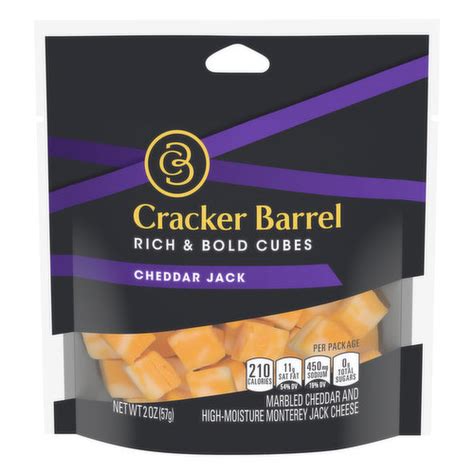 Cracker Barrel Cubes Cheddar Jack