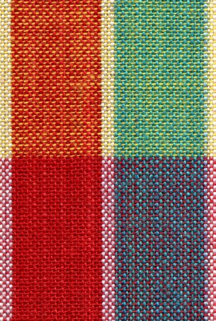 Premium Photo Fashion Of Colorful Square Fabric Pattern Background