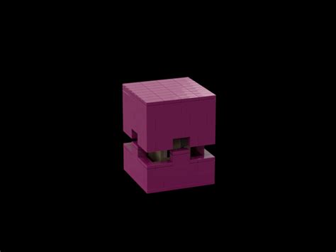Lego Moc Large Shulker By Dragonfire1 Rebrickable Build With Lego