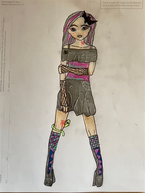 Marie J 11 Jahre Aus Mettmann Kunstwerk TOPModel By Depesche