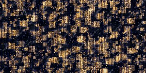 premium photo computer error display corrupt binary data hacker
