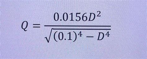 Solved 3 51 Water Flows Through The Pipe Contraction Shown
