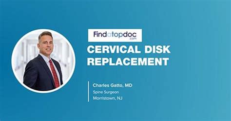 Patient Education Series Cervical Disk Replacement Charles Gatto Md