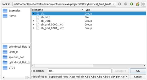 using paraview — mfix exa documentation