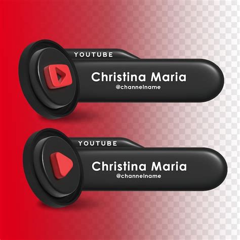 Premium PSD 3d Render Youtube Dark Mode Promotion Design
