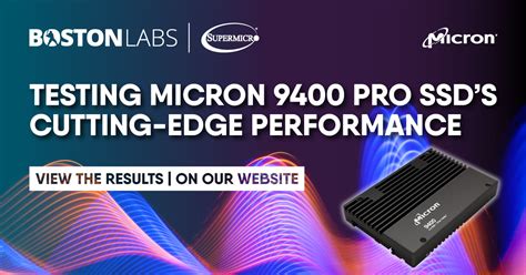 Micron 9400 The Future Of Pcie Gen4 Storage Performance Is Here