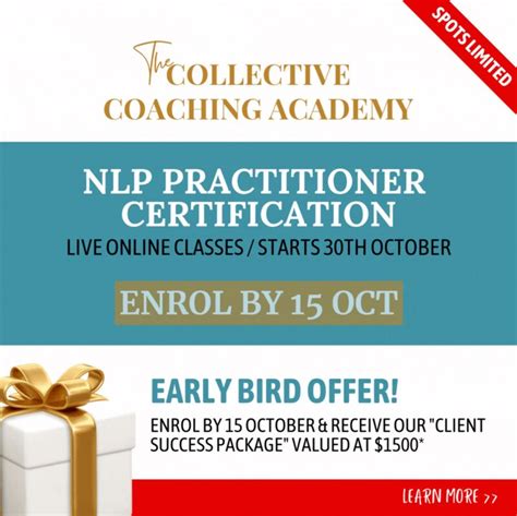 Nlp Personalgrowth Careerdevelopment The Collective Coaching Academy
