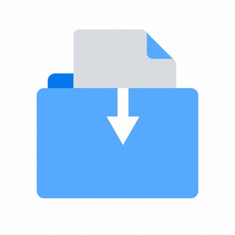 Document Folder Insert Icon Download On Iconfinder
