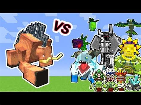 Mutant Hoglin Vs Mowzie S Mobs Monsters In Minecraft Mutant