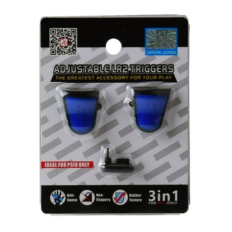 NEVS Controller Gaming und Zubehörshop PS Trigger Stops Set EINSTELLBAR in blau