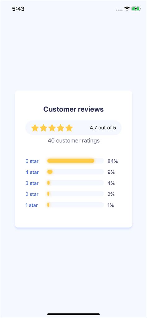Create An Animated Product Review Display With React Native By Jason