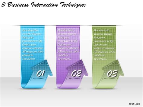 1213 Business Ppt Diagram 3 Business Interaction Techniques Powerpoint