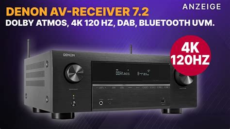 Immer Geiler Sound Denon HiFi AV Receiver Mit 4K 120 Hz Und HDMI 2 1