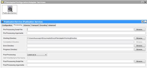 Tibco File Adapter Publication Service Tutorial
