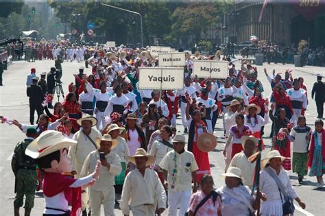 La Jornada Participan Grupos De Pueblos Originarios En Desfile Del 20
