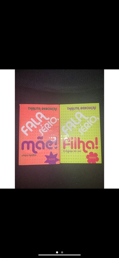 Promoção Livro Fala Sério Filha Livro Fala Sério Mãe De Thalita