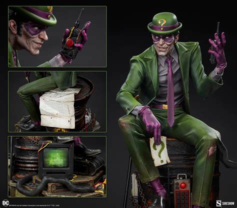 Sideshow Plays A Deadly Game With New Dc Comics Riddler Statue