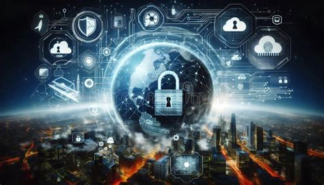 Cyber Security And Network Protection With Cybersecurity Expert Working