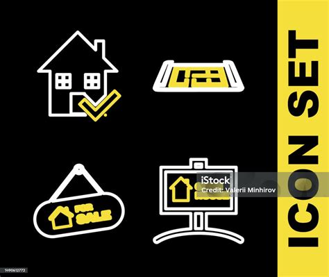 Atur Garis Denah Rumah Tanda Gantung Dengan Open House Dijual Dan Ikon