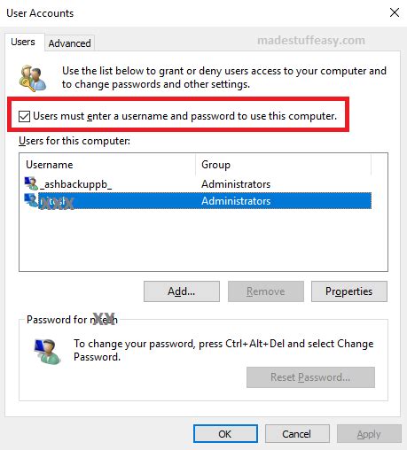 How To Turn Off Password On Windows 10 Made Stuff Easy