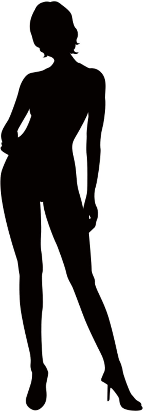 「セクシーガールのシルエット」イラスト素材 超多くの無料かわいいイラスト素材