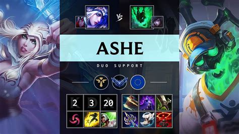 Ashe Support Vs Thresh EUW Diamond Patch YouTube