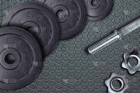 金属健身设备健身房杠铃哑铃室内地面公亩锻炼布置装货