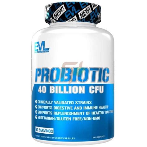 EVLution PROBIOTIC 40 BILLION CFU 60 капсул Купить пробиотики 40