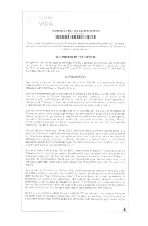 R 20233040026535 27 06 2023 Legislación en seguridad y salud en el