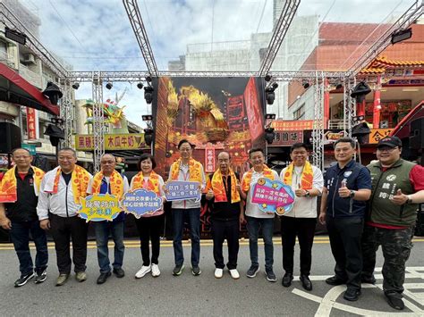 龍元宮建廟200年慶典開幕 張善政、龍警聯手宣導反詐
