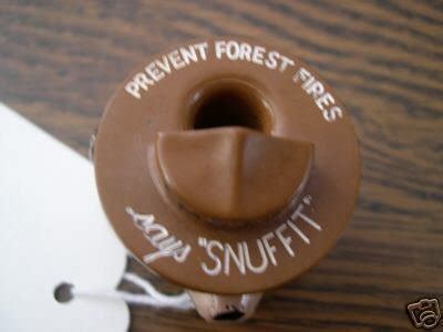 1950s Smokey Bear Snuffit Cigarette Snuff It Magnetic 23581596