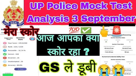 Up Police Mock Test Analysis Ankit Bhati Up Police Mock Test September Analysis Ankit Bhati