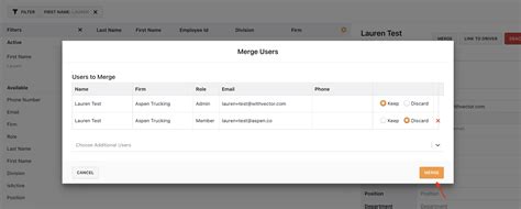 how to merge users vector