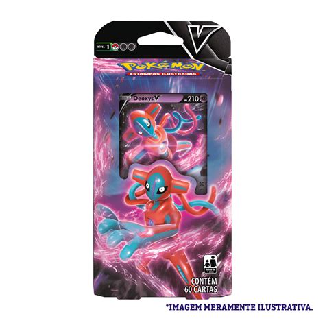 Baralho De Batalha V Pokémon Deoxys V Loja Happy Nerd