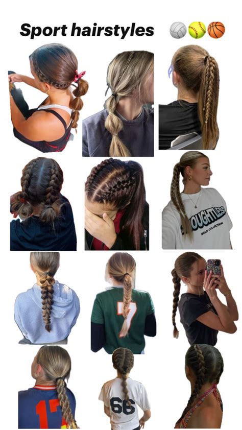 Sports Cute Sporty Hairstyles Basketball Hairstyles Soccer Hair