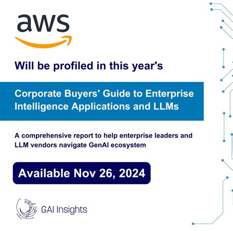 Gai Insights On Linkedin Ai Genai Aws Buyersguide Genai Cloudcomputing Aiinnovation