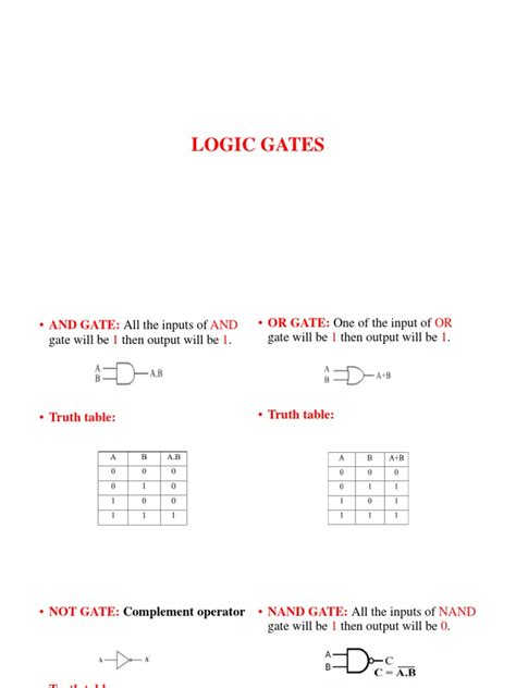 Logic Gates Pdf
