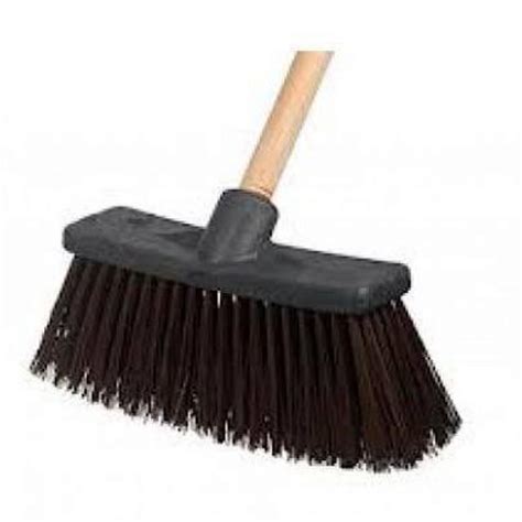 Vassoura Gari Nylon Cabo Madeira Grosso 40cm Util Paulista Magazine