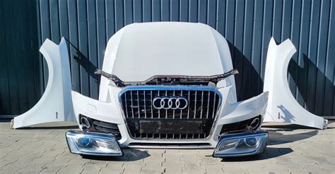 AUDI Q5 8R LIFT MASKA ZDERZAK BŁOTNIK XENON LY9C 12583431247 oficjalne archiwum Allegro