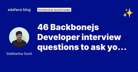 46 Backbonejs Developer Interview Questions