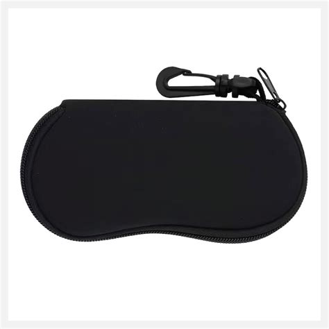 Zippered Neoprene Eyeglass Pouch With Carrying Clip Liebers Luggage