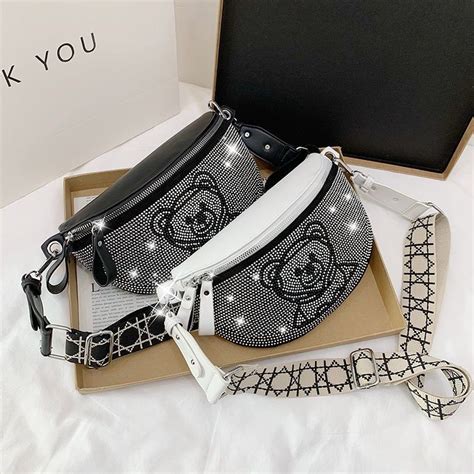 Mała torebka damska Moda w nowym stylu Mała saszetka na talię Torba Crossbody Damska mała