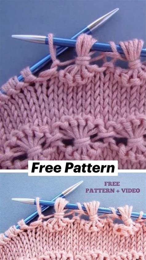 Flower Knitting Stitch Free Pattern Artofit
