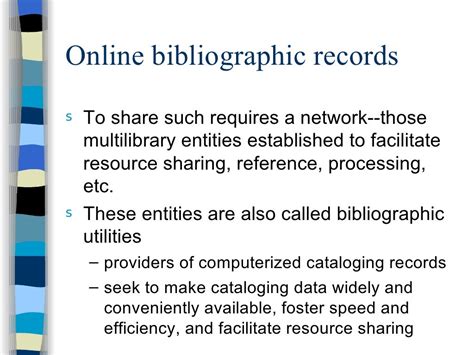 Bibliographic Control And Oclc