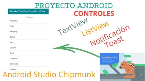 Crear Lista Con ListView En Android Studio YouTube