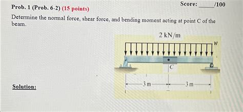 solved prob 1 prob 6 2 15 ﻿points score 100determine