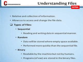 C Programming File Handling PPT