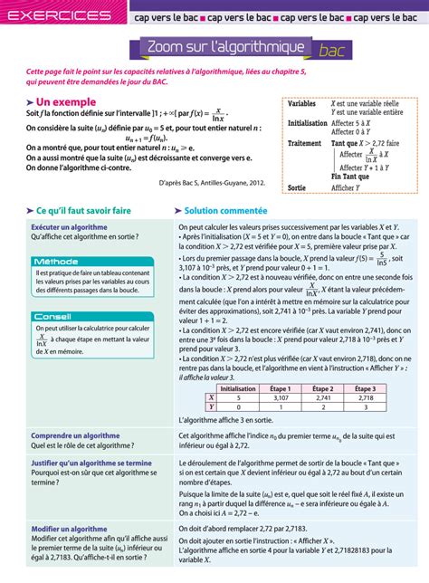 Exercices Logarithmes Cours Gaïa