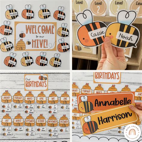 Bee Hive Theme Classroom Essentials Decor Pack Miss Jacobs Miss